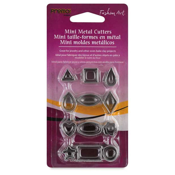 Fashion Art Mini Cutter Set, 12 pc. – Polymer Clay Superstore
