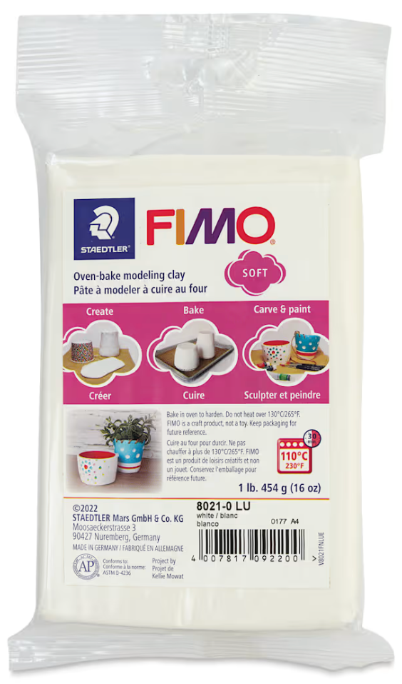 FIMO Soft - White, 1 lb. – Polymer Clay Superstore